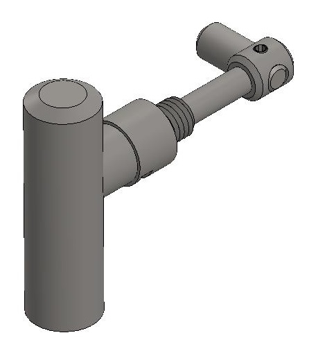 Handle Assembly, Stainless - AVA08ARRT017SS – Hunter Stoves