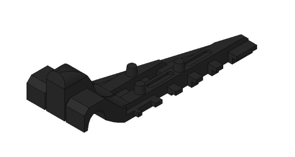 Side Plate (Triple Grate Bar) - Left Hand - CNN05004A – Hunter Stoves