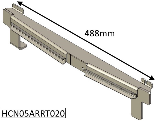 Catch Bar (Double Door) - Inset 5 (MKII) - HCN05ARRT020 – Hunter Stoves