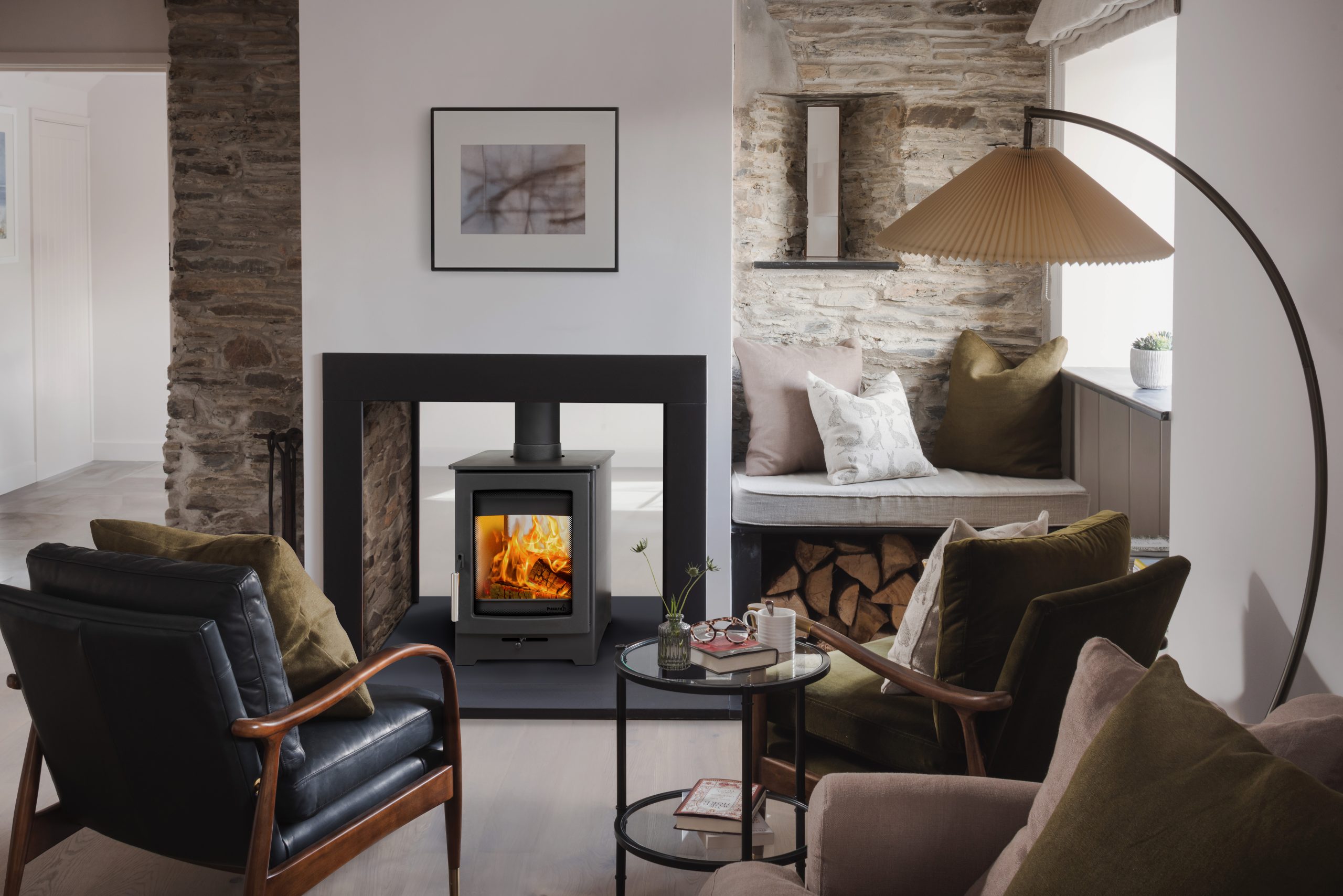 Aspect 4 Eco Double Sided (Eco) | Double Sided Wood Burner – Hunter Stoves