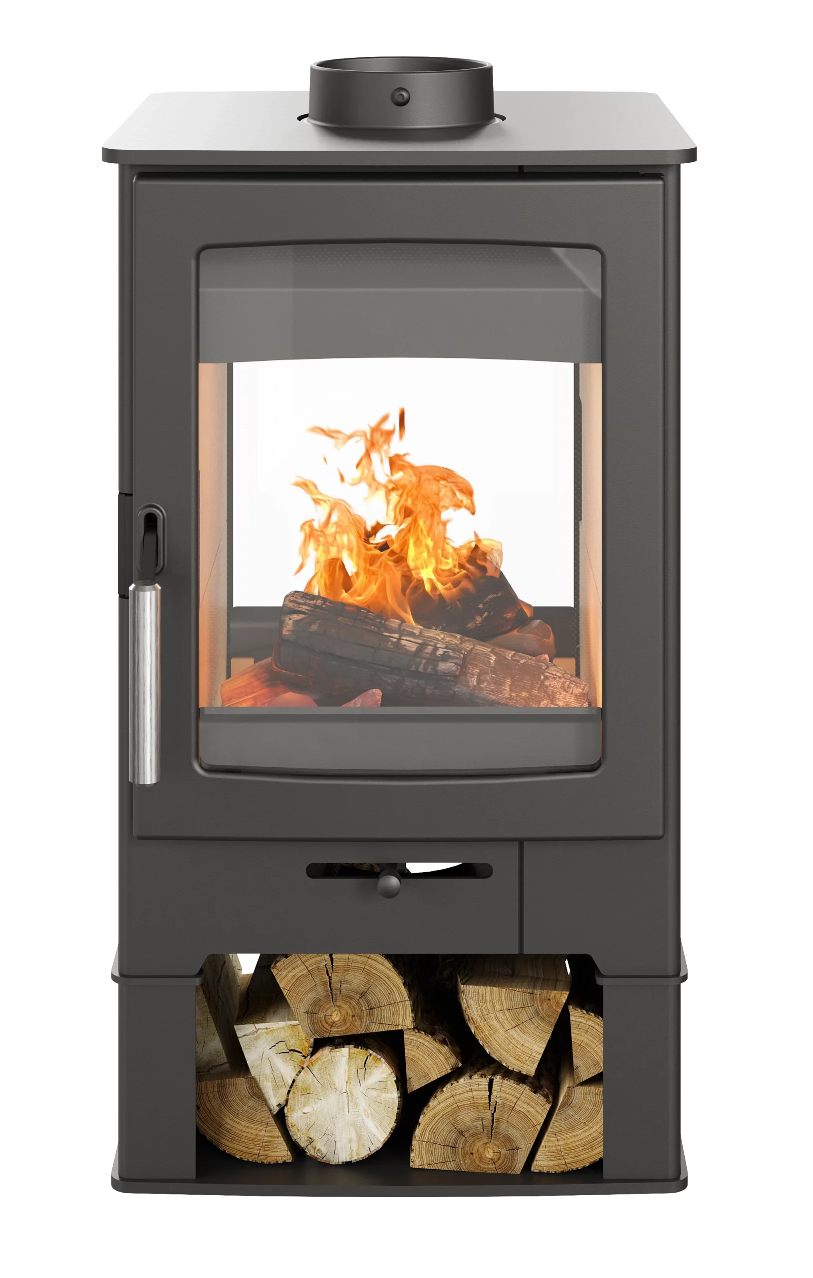 Aspect 4 Eco Double Sided (Eco) | Double Sided Wood Burner – Hunter Stoves