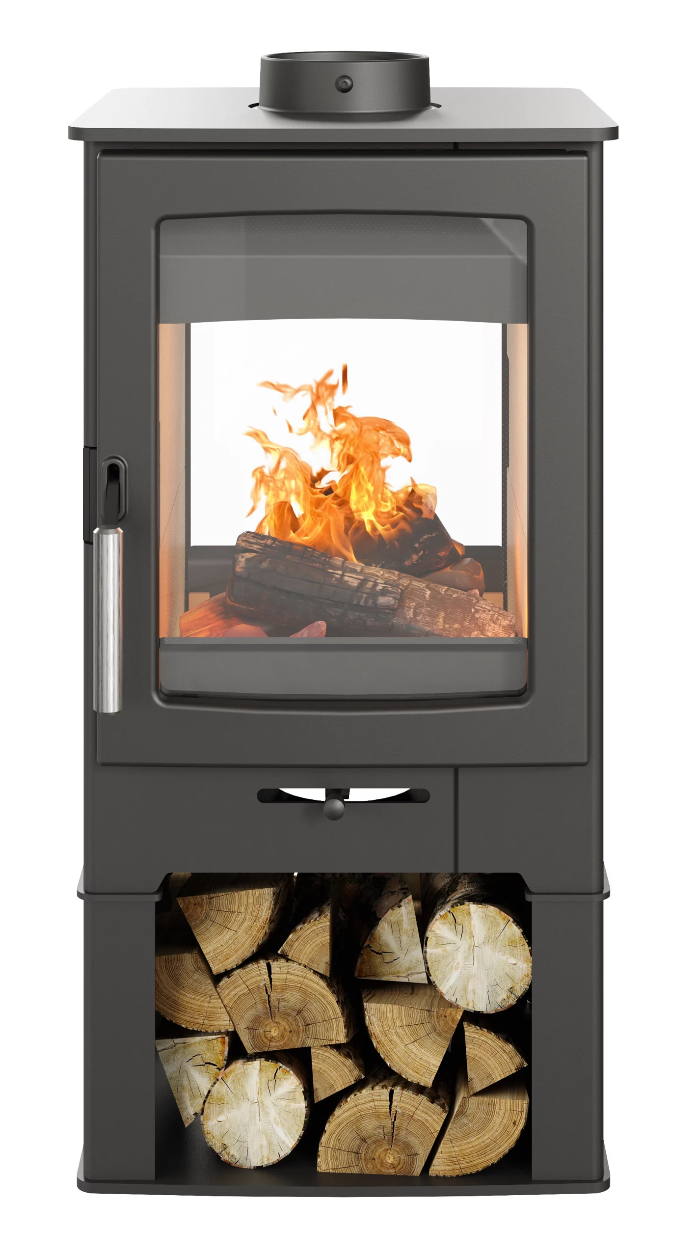 Aspect 4 Eco Double Sided (Eco) | Double Sided Wood Burner – Hunter Stoves